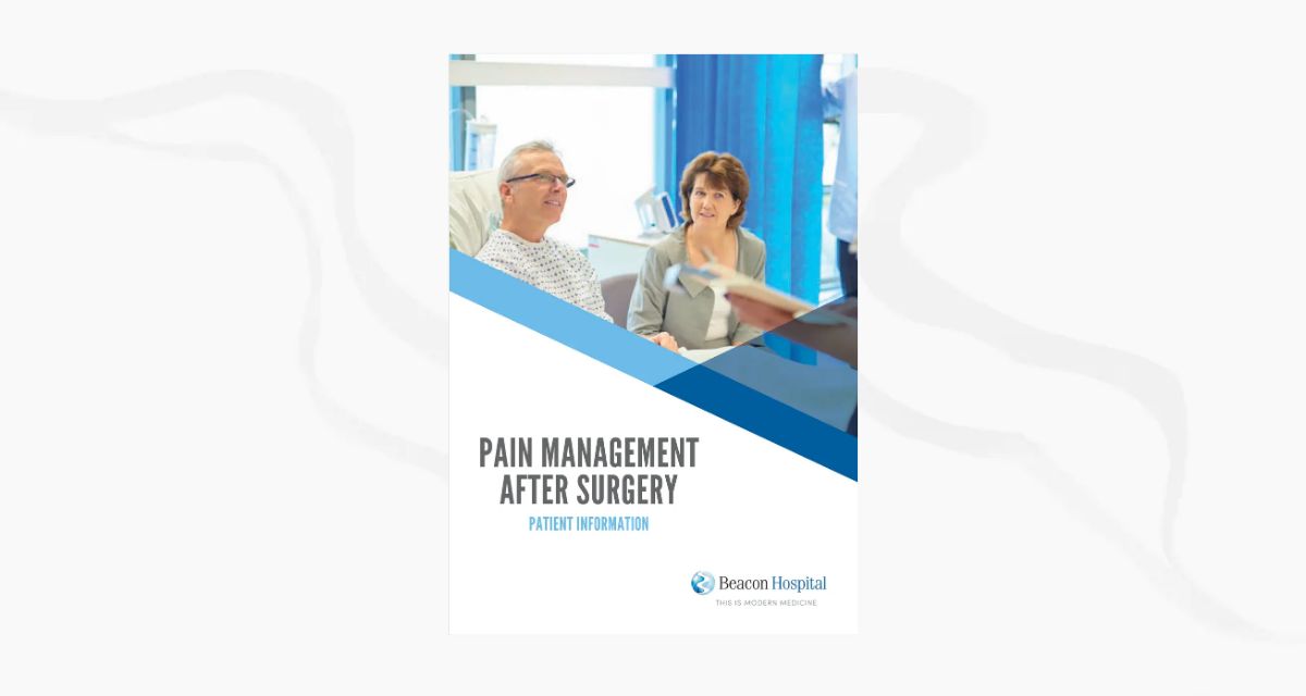 Post Operative Pain Management