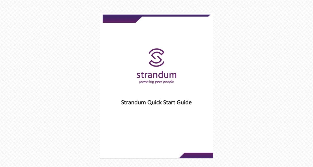 Strandum Quick Start Guide