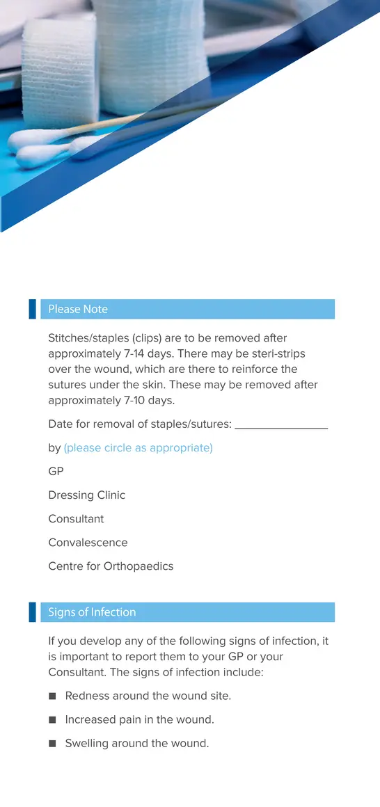 Wound Care Patient Information Leaflet