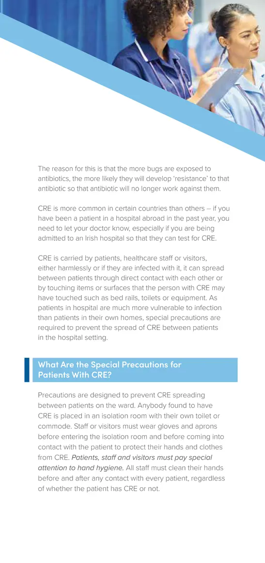 Information on CRE
