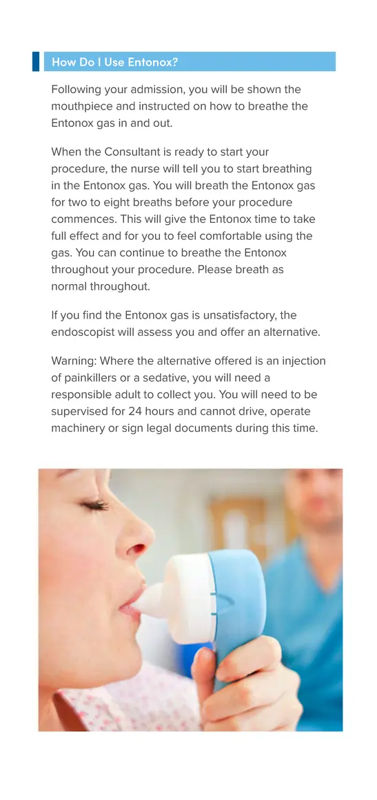 Entonox Leaflet